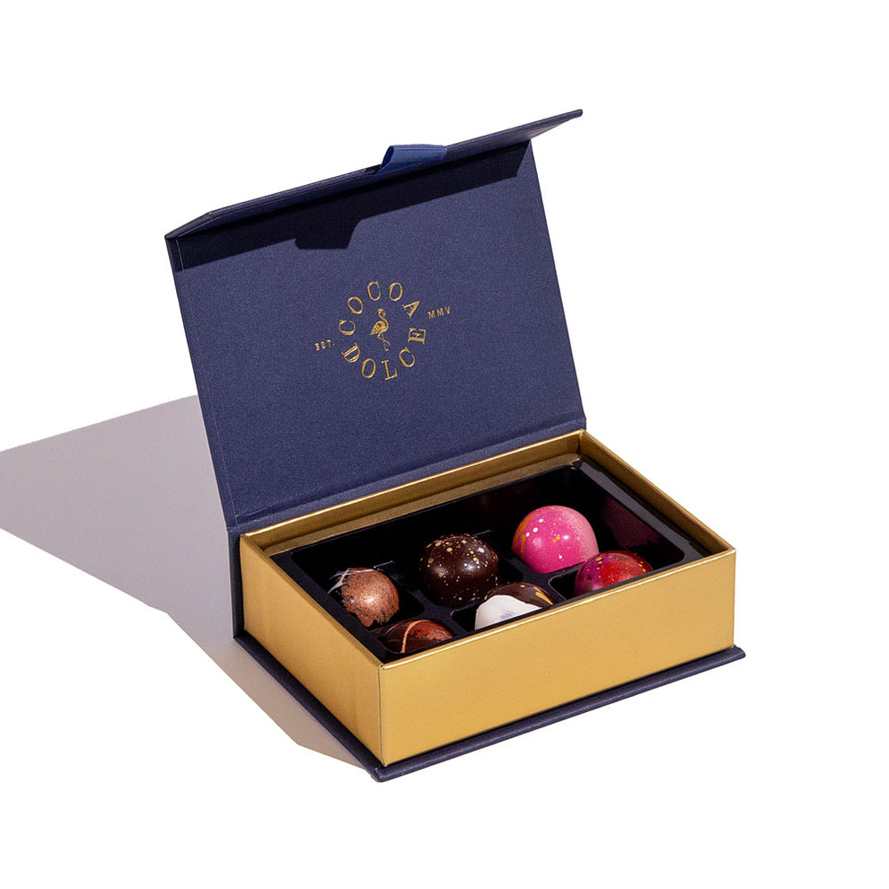 Cocoa Dolce | 6 Pc Cocktails in a Box - Cocktail Inspired Unique Candy