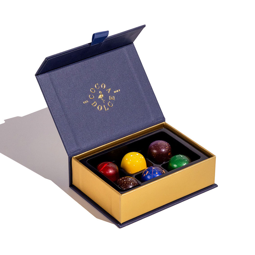 Cocoa Dolce | Best Sellers 6-Piece Box | Assorted Chocolates